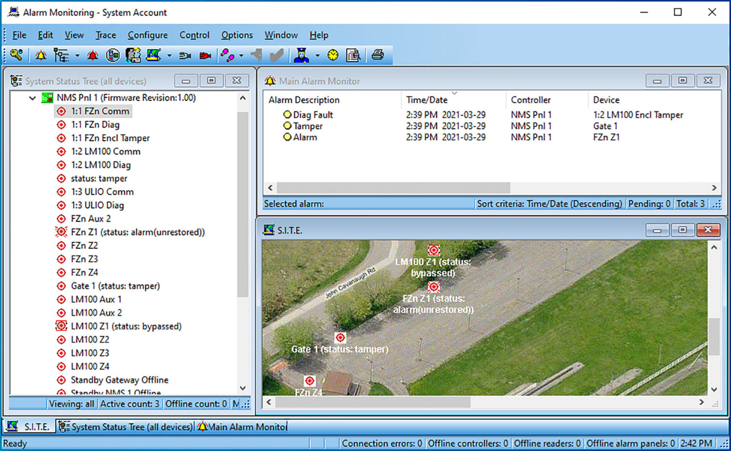 Monitor and Control Senstar Sensors within OnGuard - Senstar