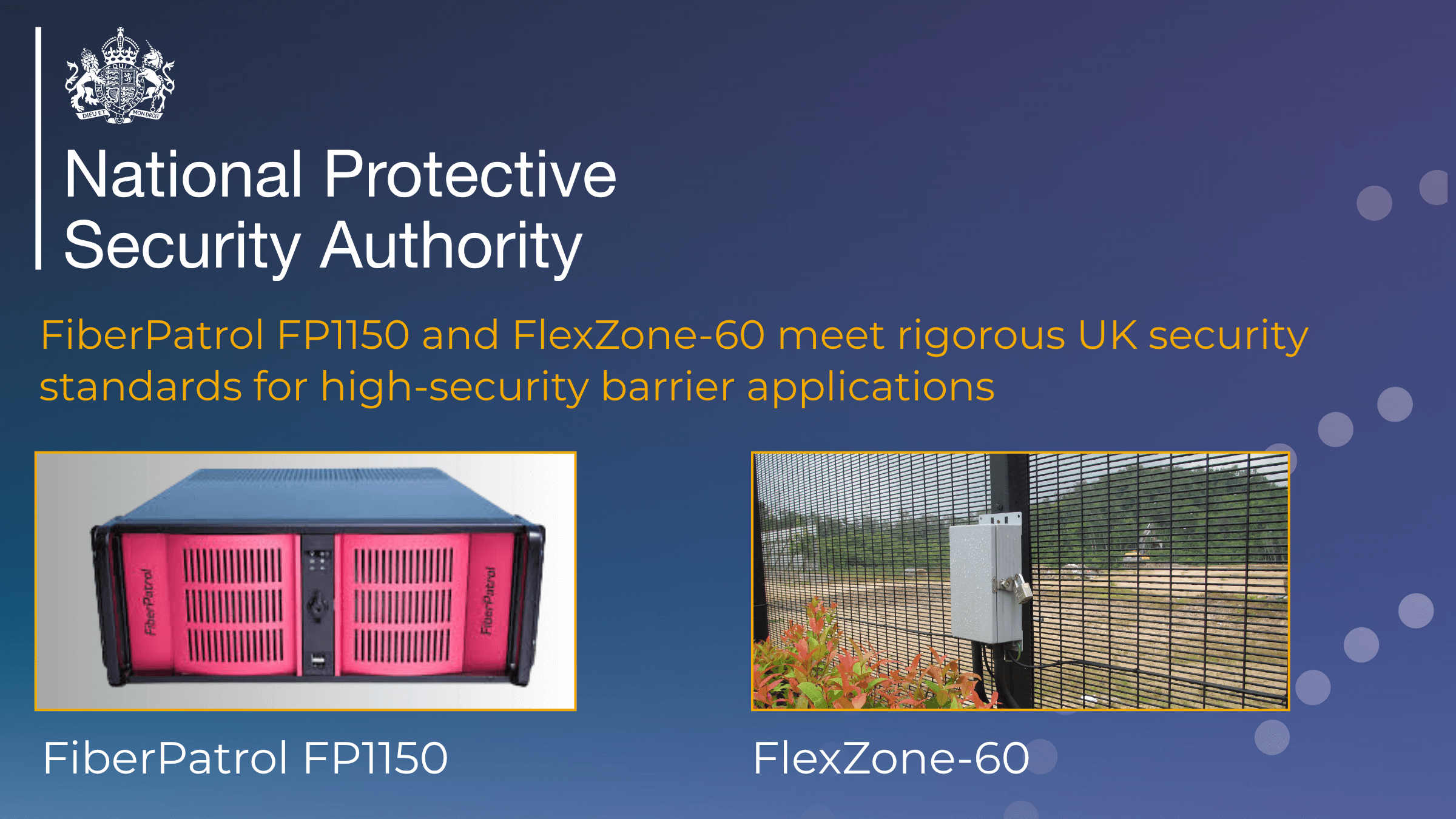 Senstar’s FlexZone-60 and FiberPatrol FP1150 Achieve NPSA Certification ...